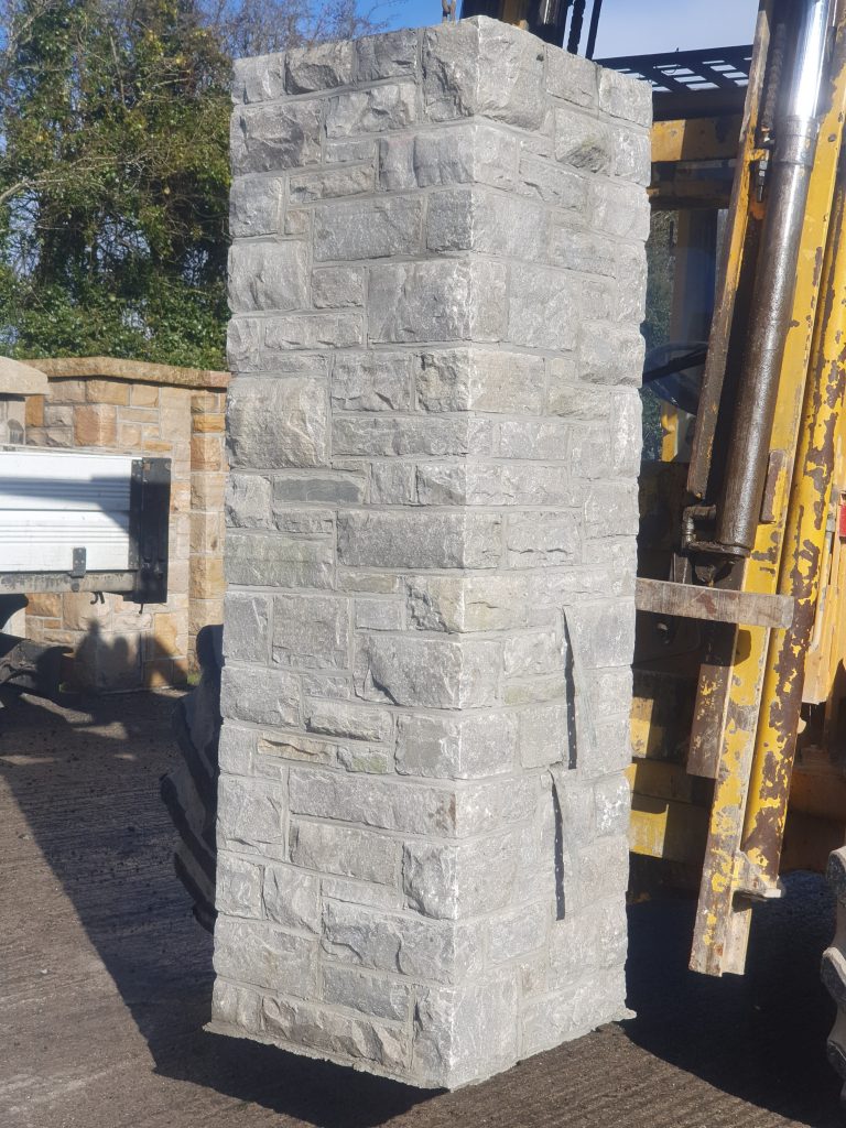 DONEGAL QUORTZ SILVER COLOUR MORTAR BED - Stone Masonry